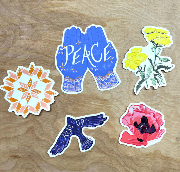 Peace STICKER - Stickers & Magnets - GrayDayStudio