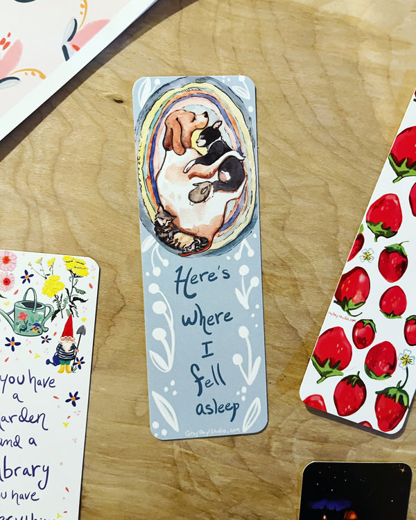 Set of four Bookmarks - GrayDayStudio